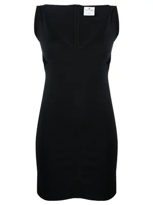 COURREGES Cut-out Mini Dress - Black