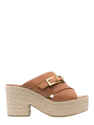 SERGIO ROSSI 90mm Nora Sandals - Brown