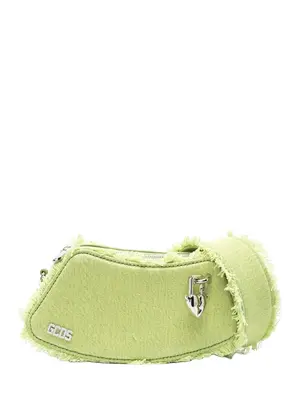 Gcds Comma Curved Shoulder Bag - Green