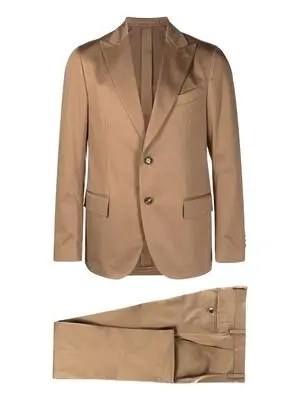 LARDINI Single-breasted Two-piece Suit - Brown