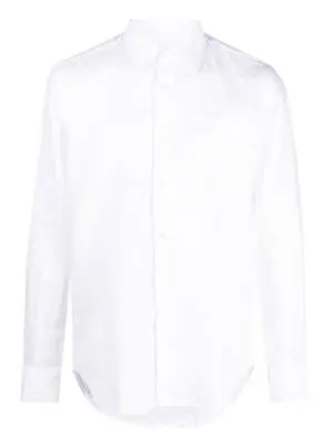 Aspesi Long-sleeve Linen Shirt - White