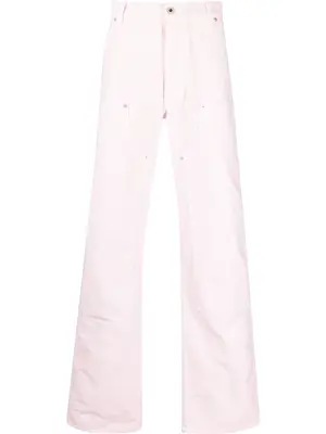 Heron Preston Carpenter Straight-leg Trousers - Pink