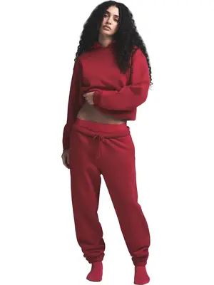 SKIMS SKIMS Cotton Fleece Jogger Pants Brick