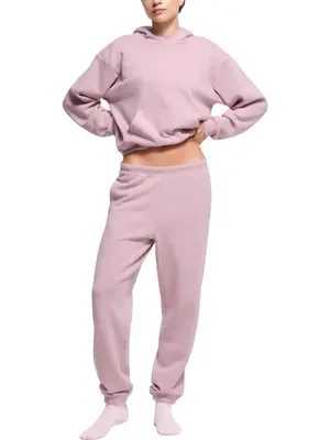 SKIMS SKIMS Cotton Fleece Jogger Pants Dusk