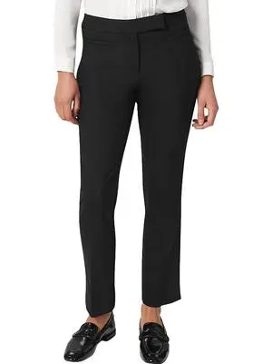HOBBS LONDON Annie Tapered Leg Trousers - Black