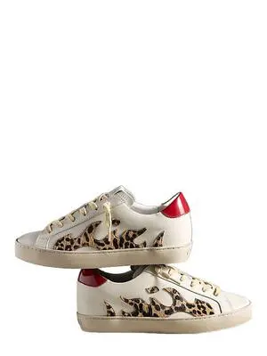 BIBI LOU Gamin Lace Up Sneakers Red