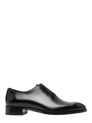 TOM FORD Leather Oxford Shoes - Black
