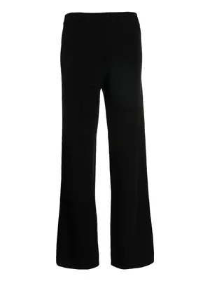 Chinti & Parker Knitted Wide Leg Trousers - Black