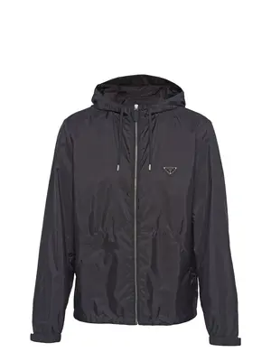 Prada Re-nylon Hooded Jacket - Black