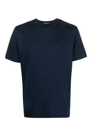 Herno Short-sleeve Cotton T-shirt - Blue