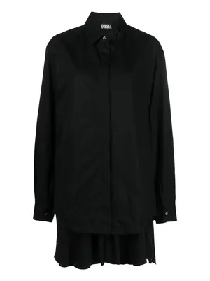 DIESEL Extra-fabric Detail Shirt - Black