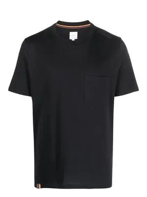 Paul Smith Logo-tag Cotton T-shirt - Black