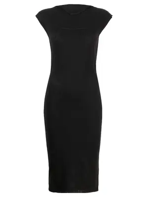 Rick Owens Knitted Midi Dress - Black