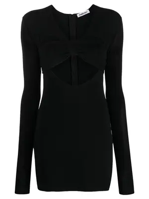 AMBUSH Heart-shaped Minidress - Black