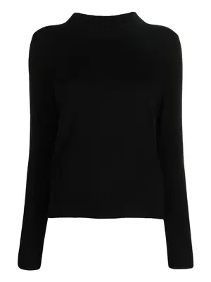 Chinti & Parker Crew Neck Knitted Jumper - Black