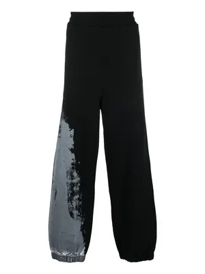 A-COLD-WALL* Abstract-print Track Pants - Black