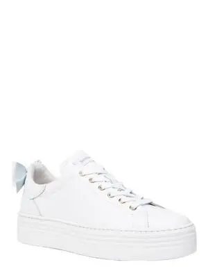 NEROGIARDINI Bow Platform Sneakers - White