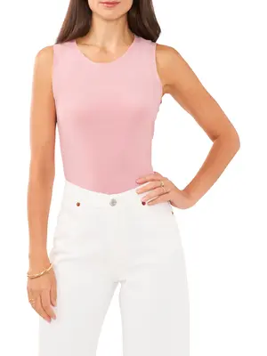 Vince Camuto Vince Camuto Sleeveless Top Pink Shadow
