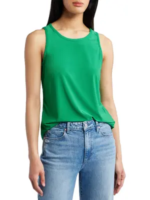 Vince Camuto Vince Camuto Sleeveless Top Summer Green