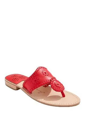 Jack Rogers Jack Rogers Jacks Flat Sandal Fire Red