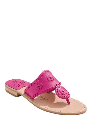 Jack Rogers Jack Rogers Jacks Flat Sandal Fuschsia/ Fuschsia