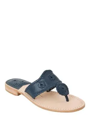 Jack Rogers Jack Rogers Jacks Flat Sandal Midnight Navy/midnight Navy