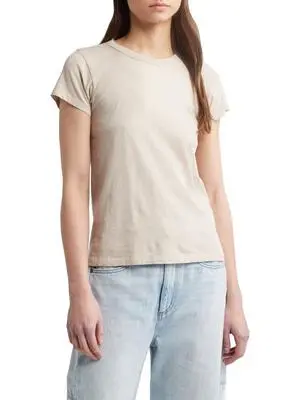Rag & Bone Rag & Bone Slub Organic Pima Cotton T-Shirt Fossil
