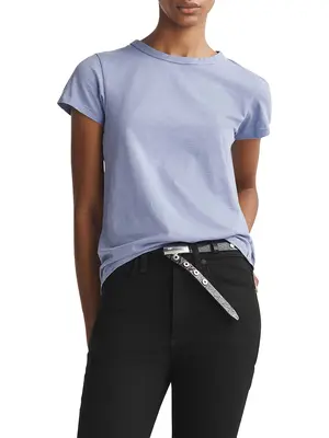 Rag & Bone Rag & Bone Slub Organic Pima Cotton T-Shirt Lavender