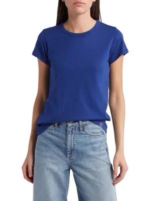 Rag & Bone Rag & Bone Slub Organic Pima Cotton T-Shirt Midnight