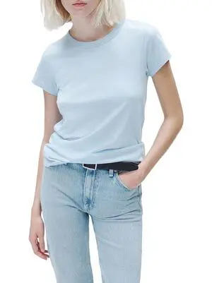 Rag & Bone Rag & Bone Slub Organic Pima Cotton T-Shirt Raindrop