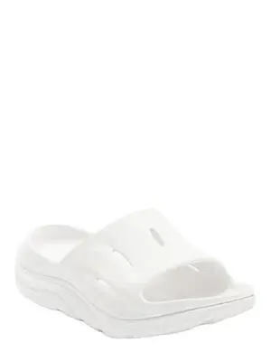 HOKA Ora Recovery Slide 3 Sandal - White/white