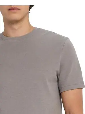 FRAME Men & Apos;s Duo Fold Short Sleeve Tee Dkgray