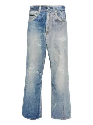 Our Legacy Third Cut Trompe L'oeil Straight Jeans - Blue