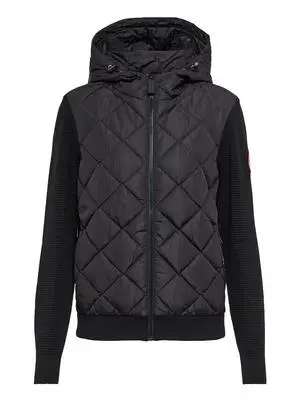 Canada Goose Hybridge® Down-paneled Wool Jacket - Black