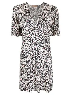 TWINSET Graphic-print Midi Dress - Neutrals