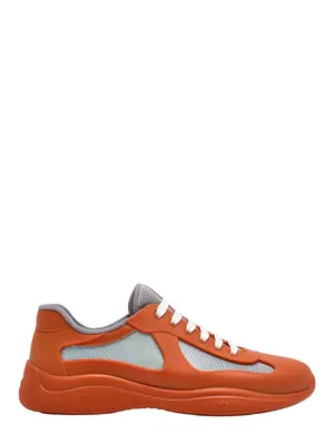 Prada Prada Americas Cup Rubber Trainer Sneakers Arancio