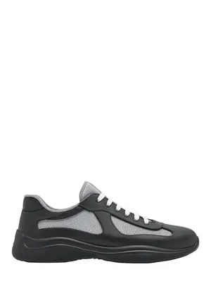 Prada Prada Americas Cup Rubber Trainer Sneakers Black