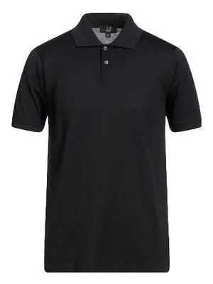 Dunhill Man Polo Shirt Black Size Xs Cotton Black
