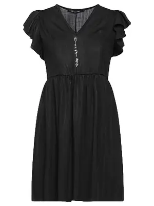 ODI ET AMO Mini Trapeze Dress - Black