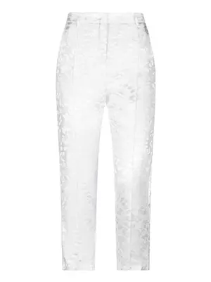 8PM Leopard-print Straight-leg Pants - White