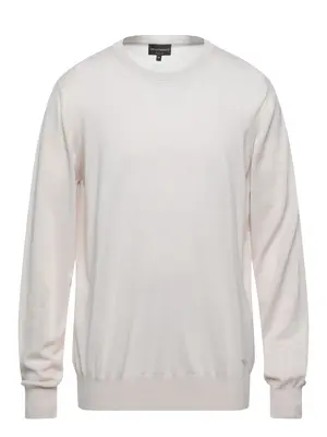 Emporio Armani Lime Virgin Wool Sweater Ivory