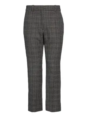 SANDRO SANDRO Flared Checked Trousers