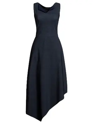 Chiara Boni La Petite Robe Midi Dress - Navy