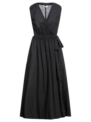 XACUS Maxi Shirt Dress Black