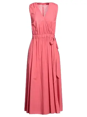 XACUS Maxi Shirt Dress Pink