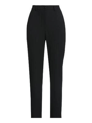 SOALLURE Tapered High Waisted Pants - Black
