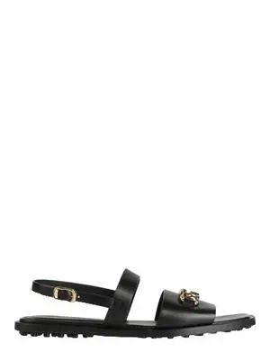 TOD'S Sandals Soft Leather - Black
