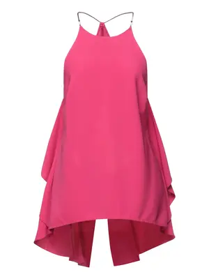 MARCIANO MARCIANO By GUESS Ruched Sleeveless Top Fuchsia