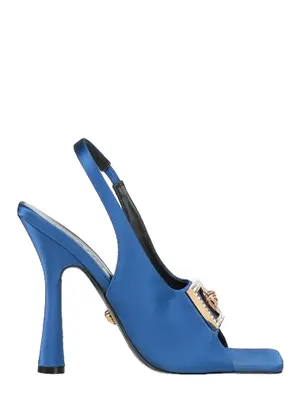 Versace Sandals With Rhinestone Embellishment Blue