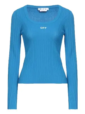 OFF-WHITE™ Knitted Sweater - Blue